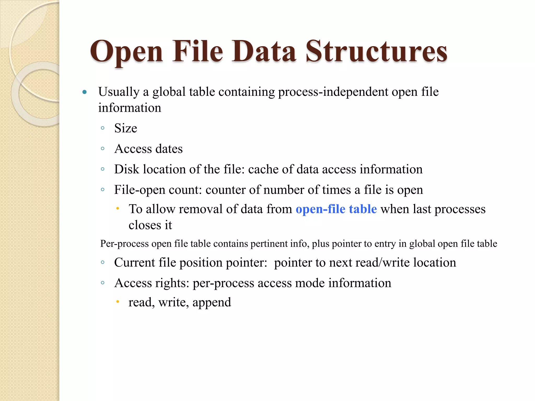 File concept and access method | PPTX