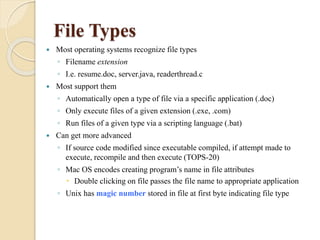 File concept and access method | PPTX