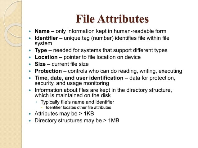 File concept and access method | PPTX