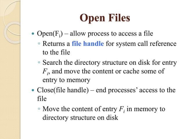 File concept and access method | PPTX