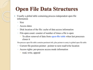 File concept and access method | PPTX