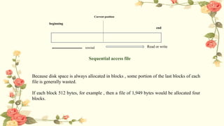 Learn about the File Concept in operating systems ppt | PPTX