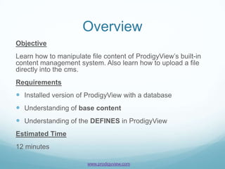 File Content Management | PPT