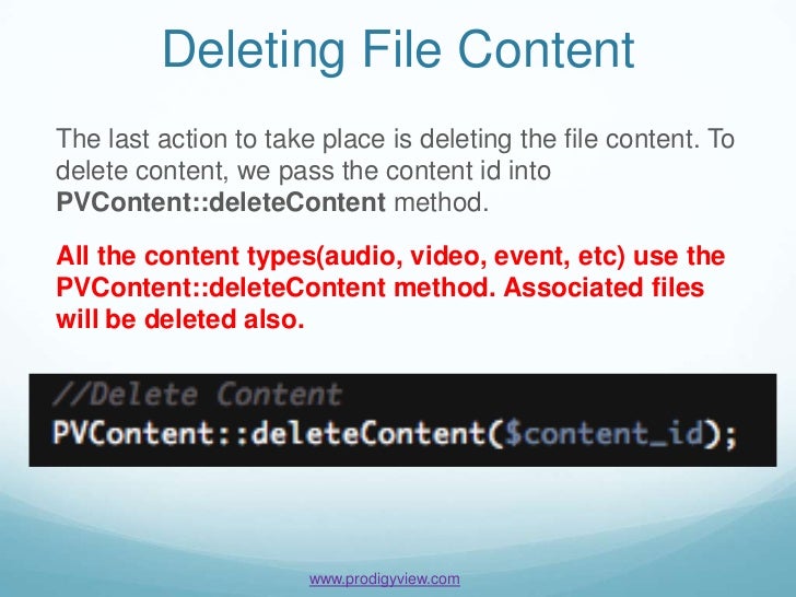 File Content Management