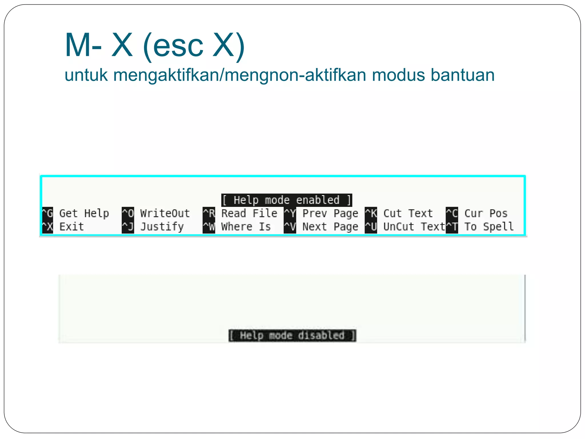File editor nano | PPTX