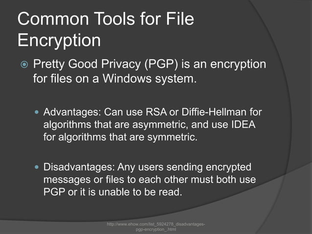 File Encryption | PPTX | Data Storage and Warehousing | Computing