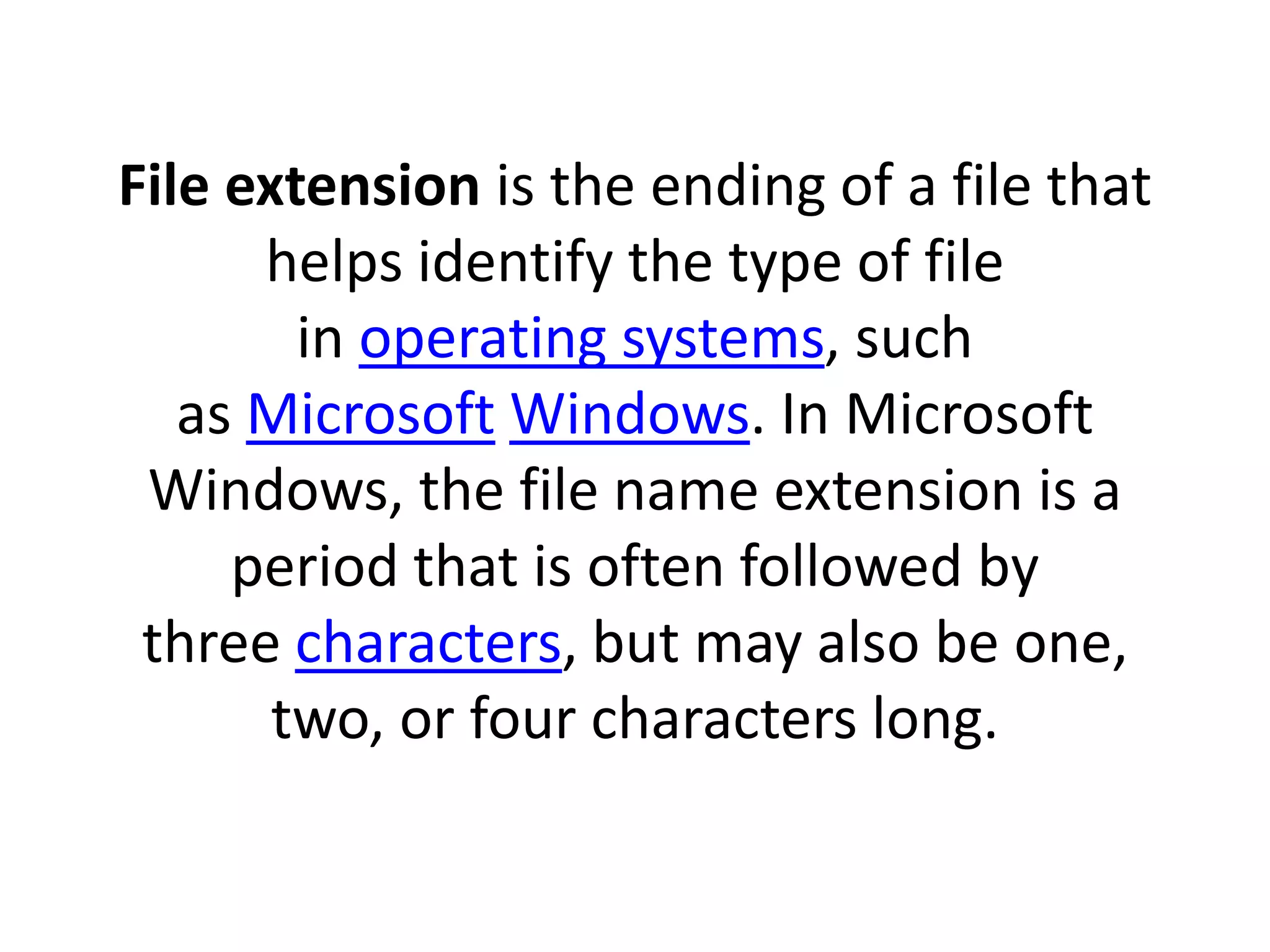 File extension | PPT