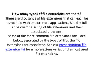 File extension | PPT