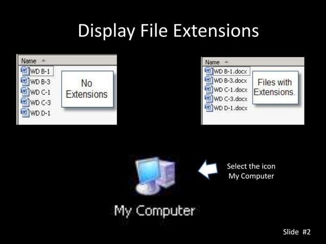 File Management - File Extension | PPT