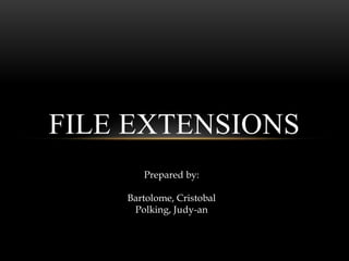 File extensions | PPTX