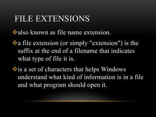 File extensions | PPTX