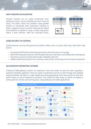 The Enterprise File Fabric for Google Cloud Platform | PDF