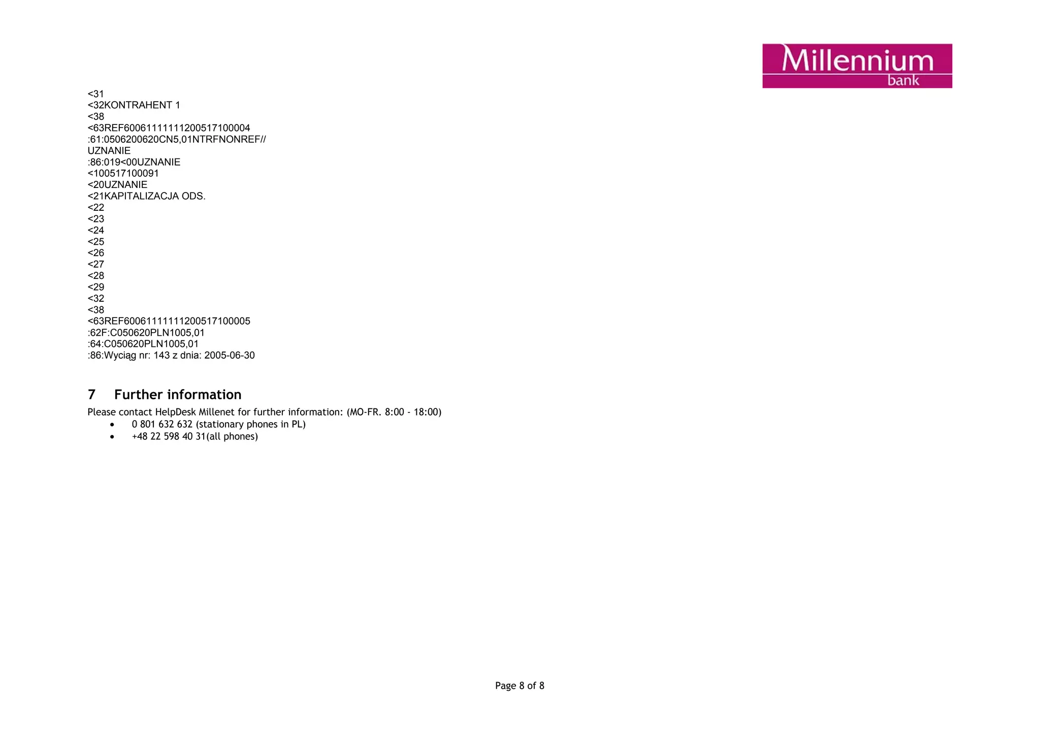 File format description of mt940 | PDF