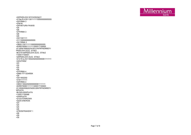 File format description of mt940 | PDF
