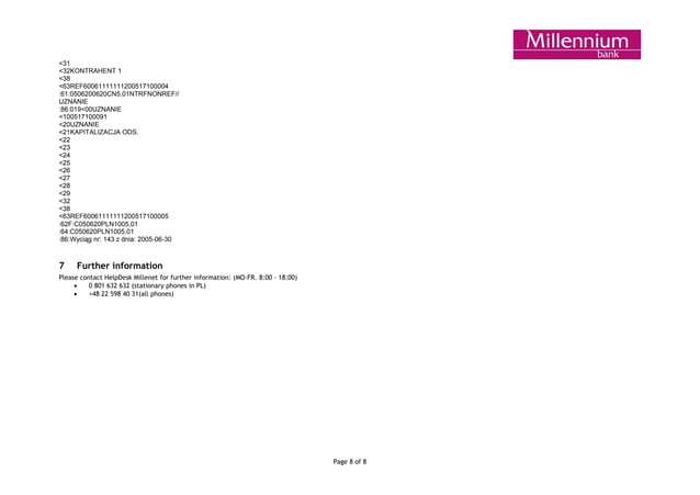 File format description of mt940 | PDF