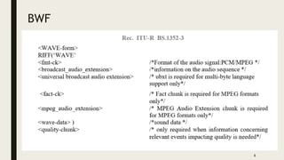 file format for audio programme materials with metadata.pptx
