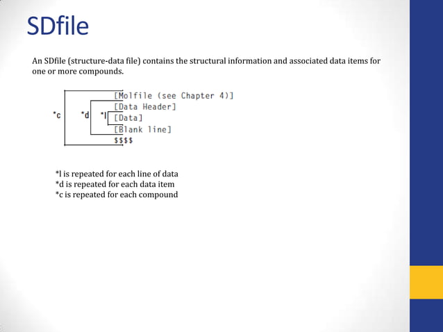 Chemical File Formats for storing chemical data | PPTX