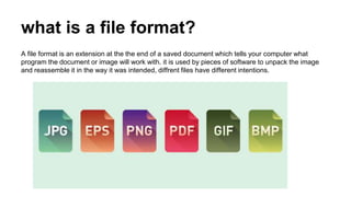 File formats | PPT