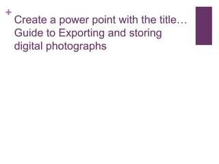 File formats | PPT