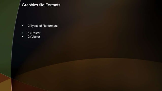 File Format - Animation Courses, Ahmedabad | PPT