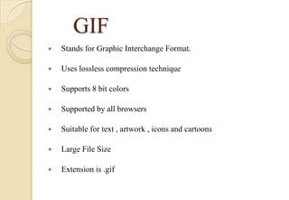 File formats and its types | PPTX