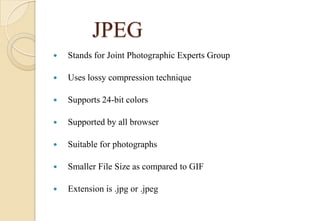 File formats and its types | PPTX
