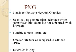 File formats and its types | PPTX