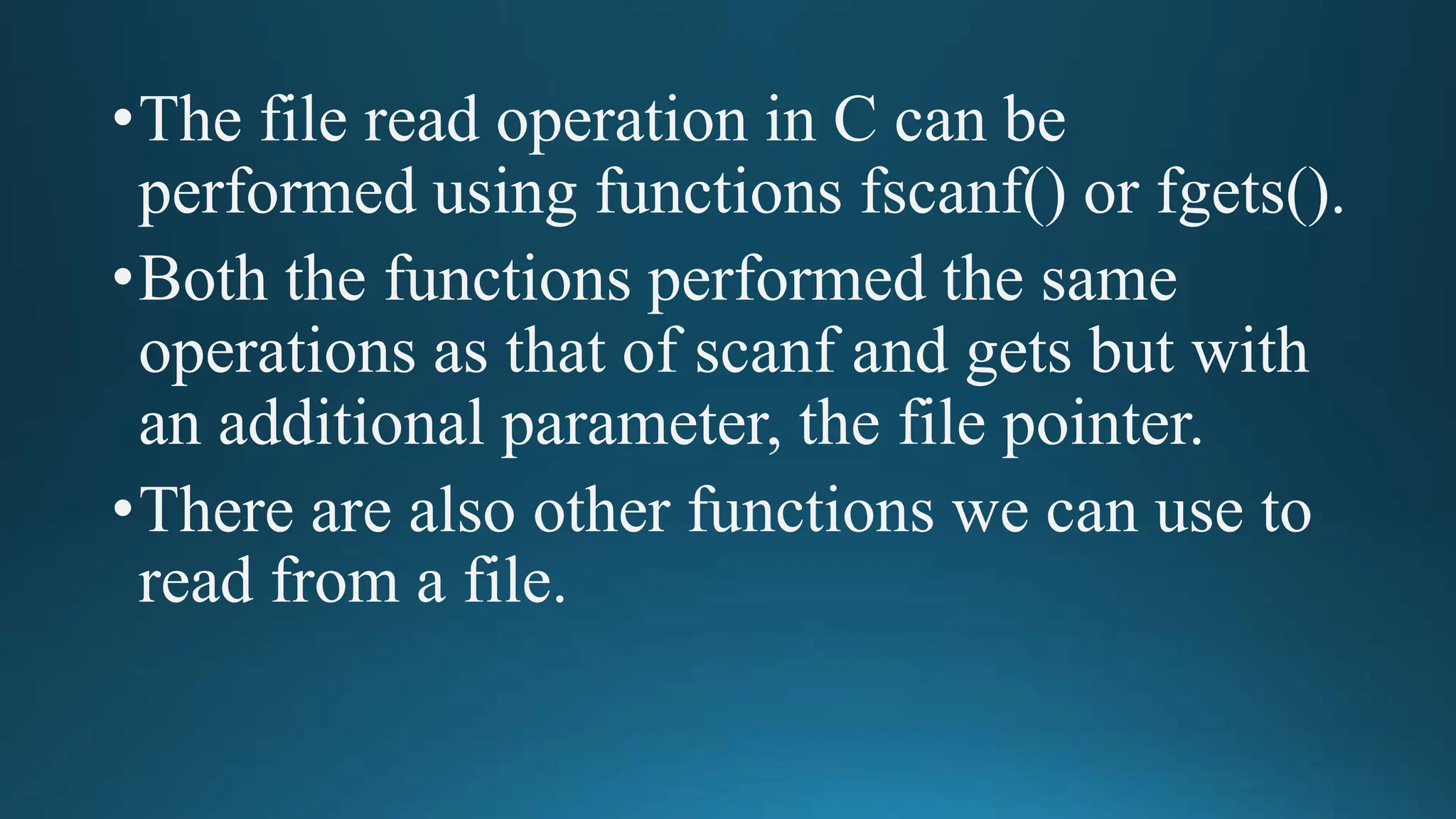 File handing in C | PPTX