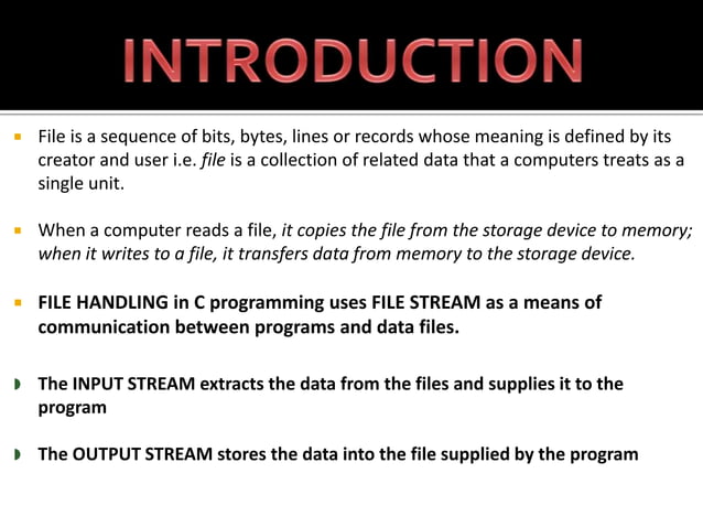 File handling in c | PPTX