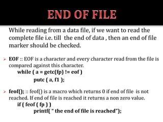 File handling in c | PPTX