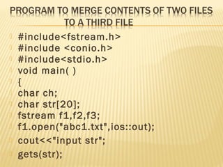 File Handling - N K Upadhyay | PPT