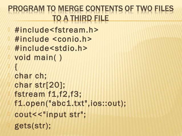 File Handling - N K Upadhyay | PPT