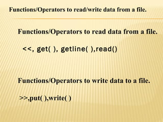 File Handling - N K Upadhyay | PPT