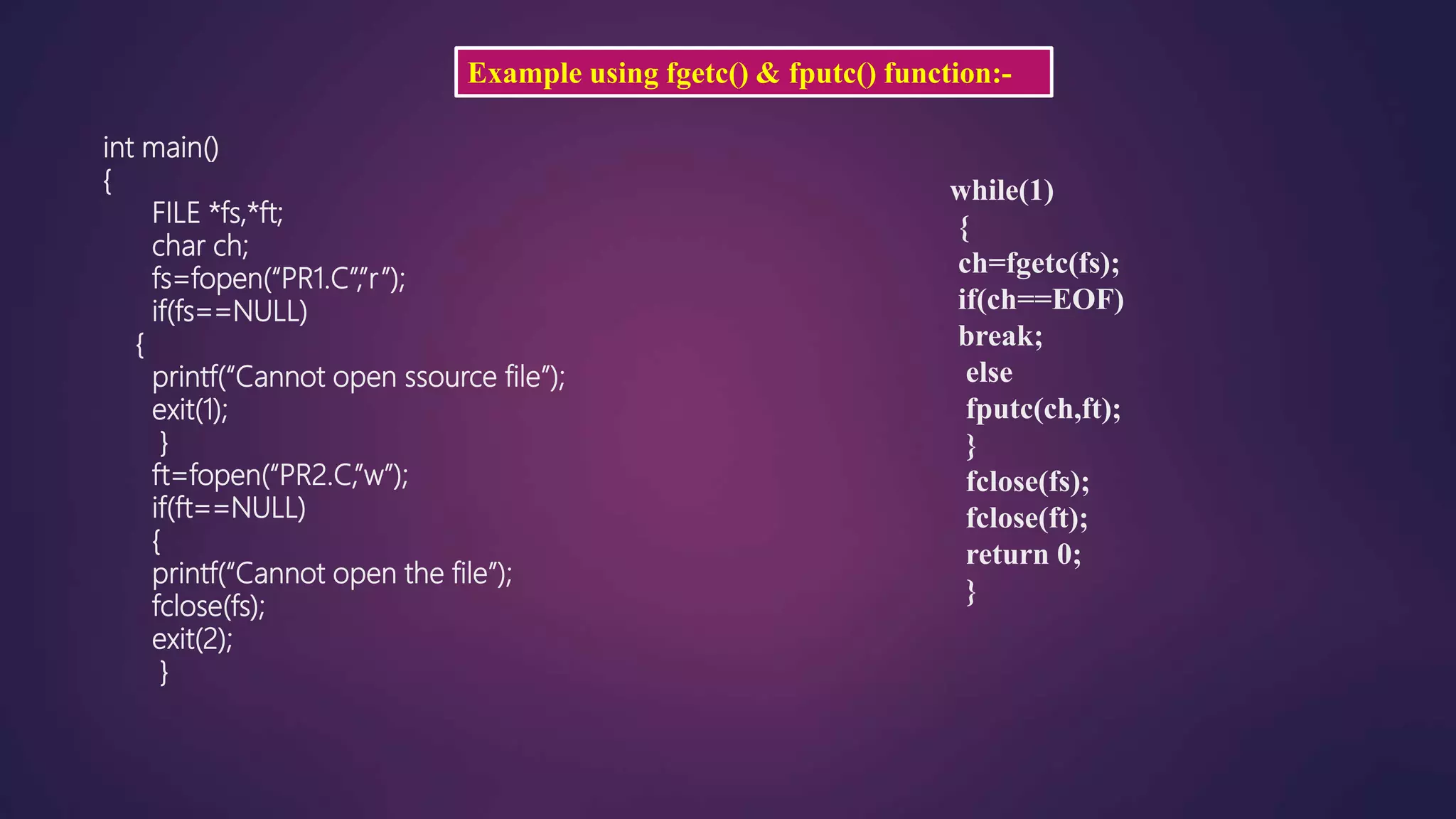 File handling in c | PPTX