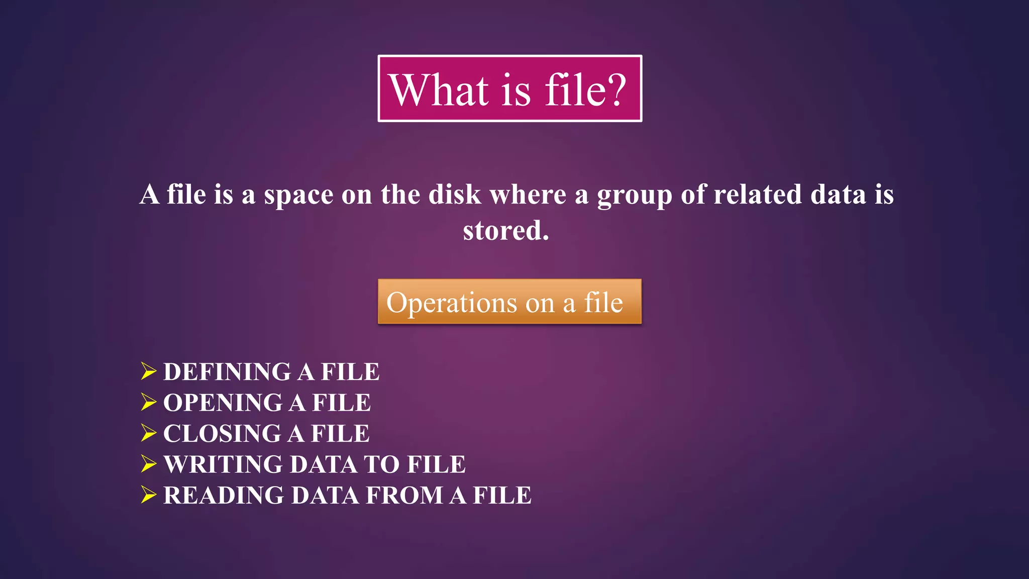 File handling in c | PPTX