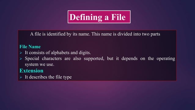 File handling in c | PPTX