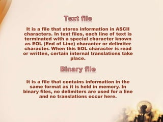 File handling | PPTX