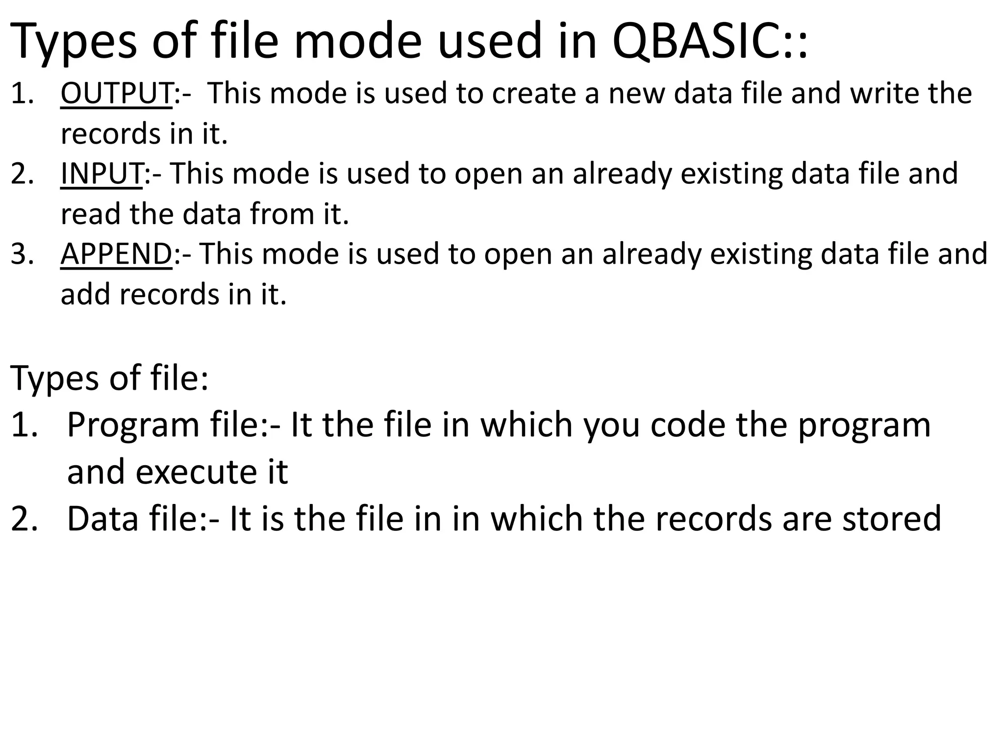 File handling | PPTX | Programming Languages | Computing