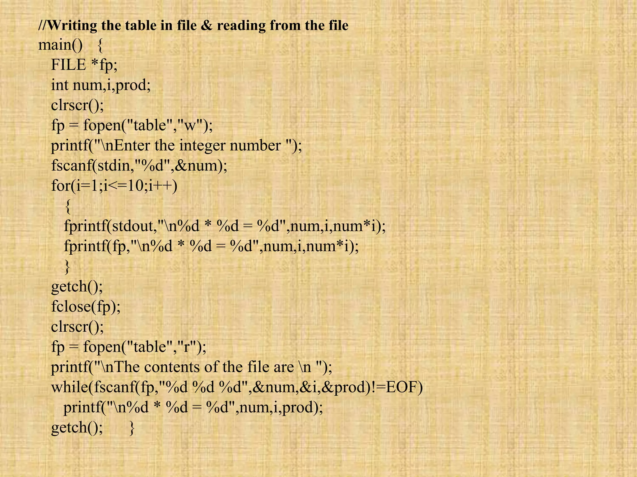 File handling With Solve Programs | PPT