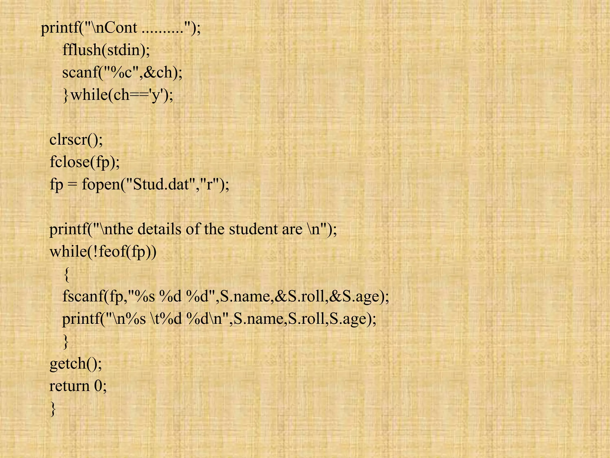 File handling With Solve Programs | PPT