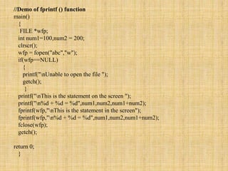 File handling With Solve Programs | PPT