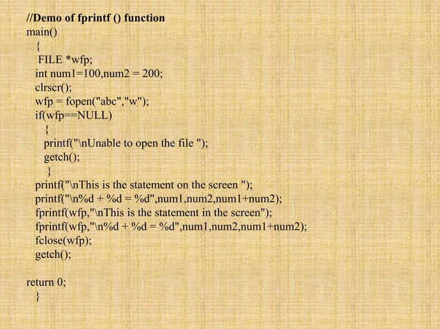 File handling With Solve Programs | PPT