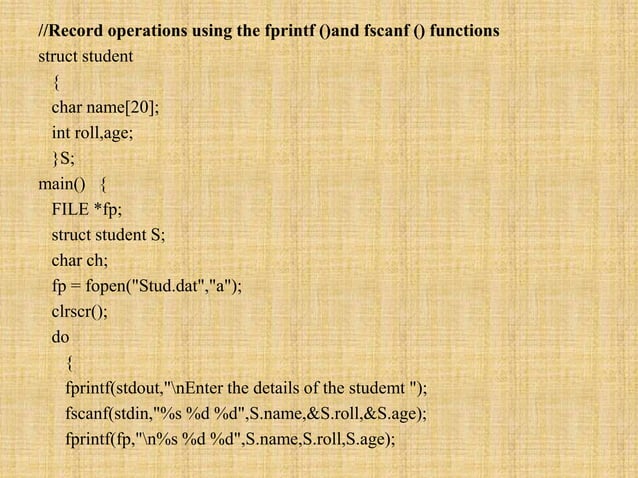 File handling With Solve Programs | PPT