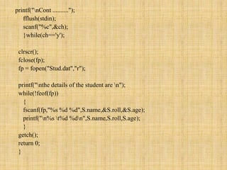 File handling With Solve Programs | PPT