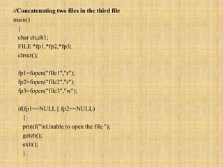 File handling With Solve Programs | PPT