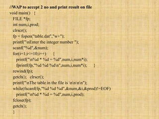 File handling With Solve Programs | PPT
