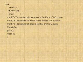 File handling With Solve Programs | PPT