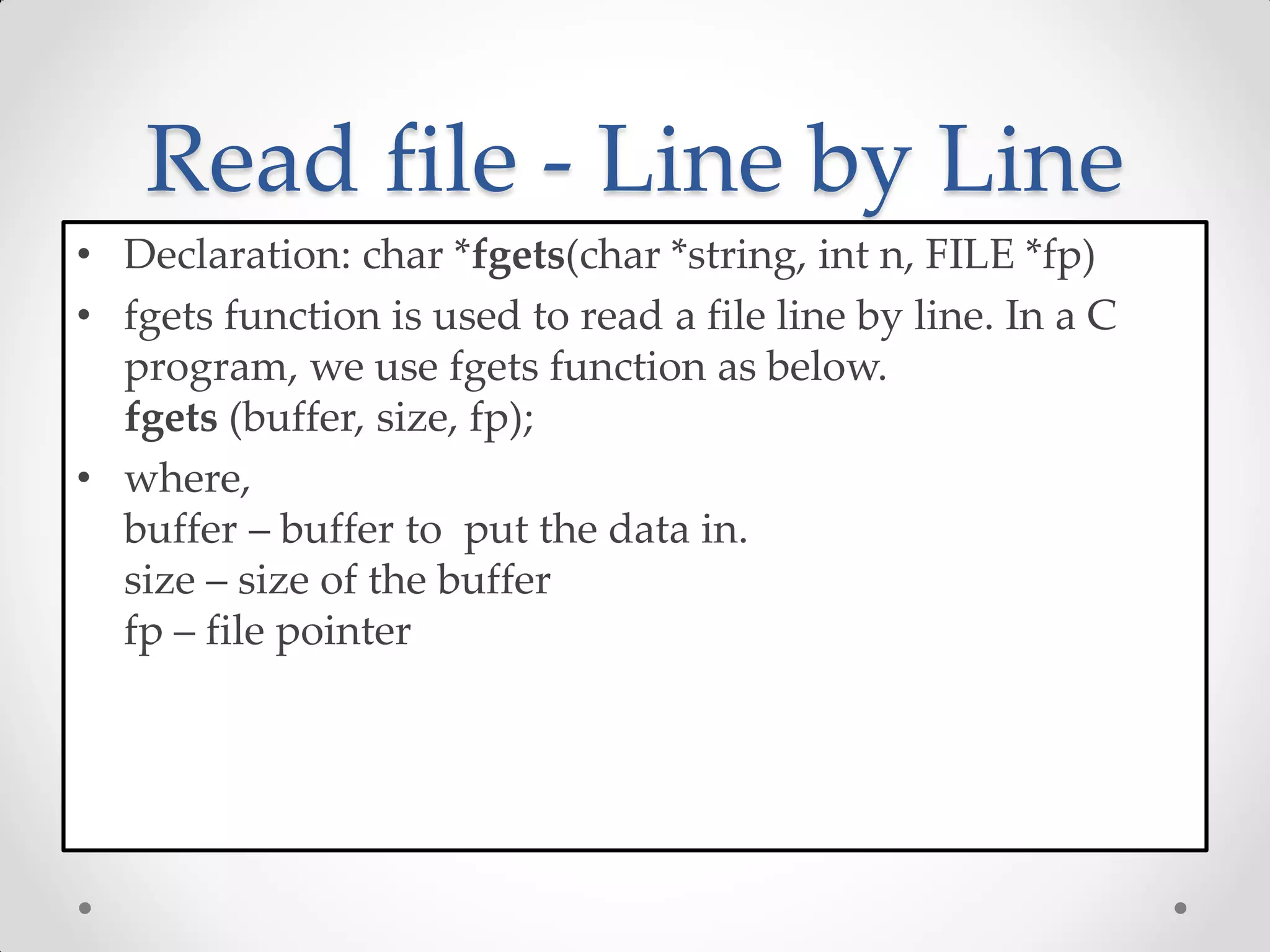 File Handling In C Programming Pdf Operating Systems Computer