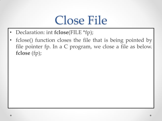 File Handling in C Programming | PDF | Operating Systems | Computer Software and Applications