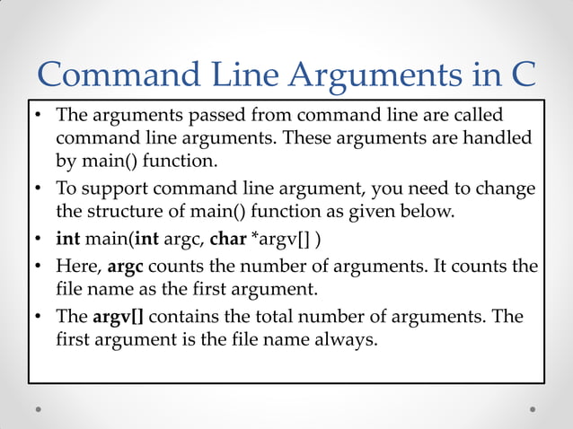 File Handling in C Programming | PPT